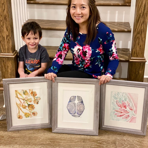 Alveoli Watercolor Art Print - Pulmonary Painting - Lung Painting ...