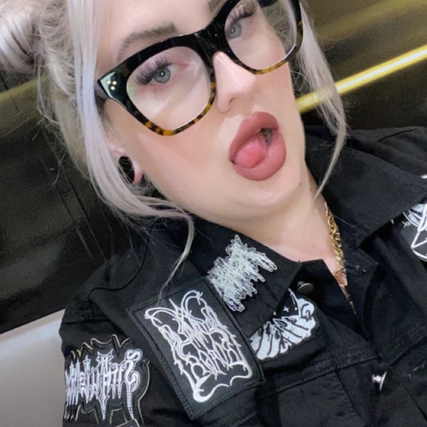 REFLECTIVE Top or Bottom Rocker, Embroidered Patch, Custom Embroidered ...