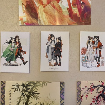 Bingqiu Print Modern AU Shen Qingqiu Luo Binghe MXTX SVSSS Scum Villain ...
