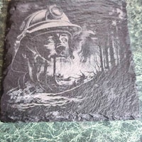 Fallen Angel 1, Slate Engraving, File,coaster Etching, American ...