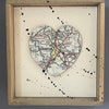 Pittsburgh Heart Sign, Heart Map Sign, Pittsburgh PA Sign, Pittsburgh ...