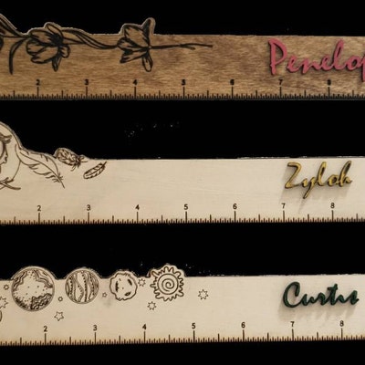 Laser Cut Wooden RULER Cm Svg File School Laser Cut File and School ...