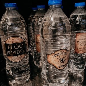 Mini Potion Bottle Labels Doll House Realistic Handmade | Etsy