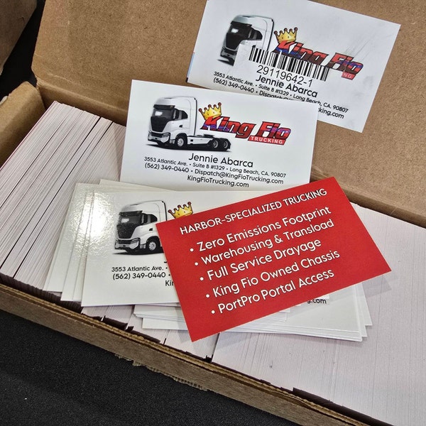 500 Business Cards Printed, Thick 16pt Full Color Business Cards Glossy ...