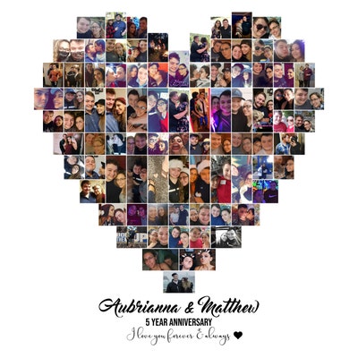 In Loving Memory Photo Collage Template in 24 X 36 - Etsy