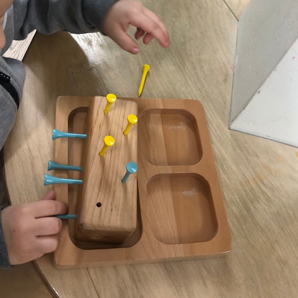 Mini Block-of-holes Activity - Etsy