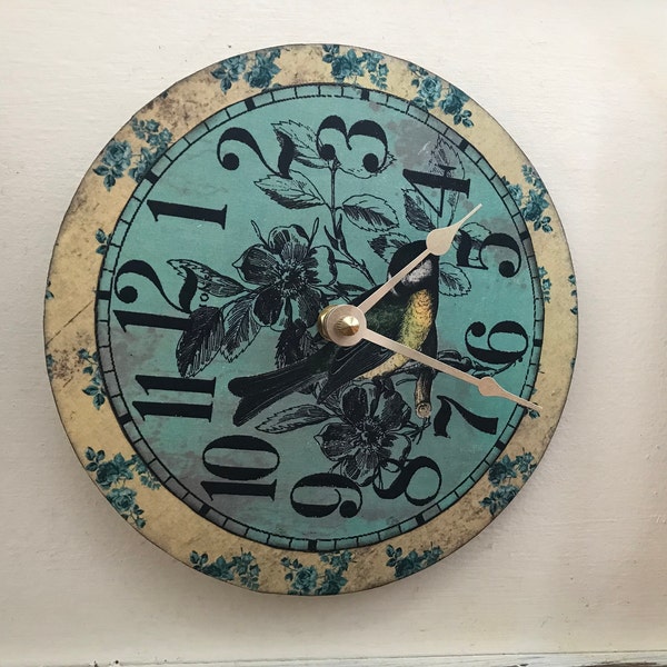 Modern Unique Wall Clock. 10 Inch Clock. Recycled Vinyl Record. Art ...