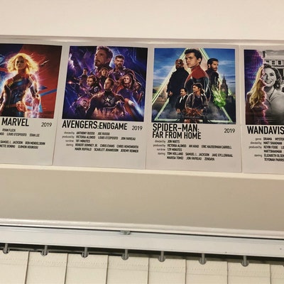 Marvel MCU Mini Poster Prints, Movies and TV Shows 6x4inch, physical ...