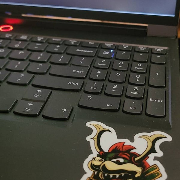Bowser Samurai Sticker - Etsy
