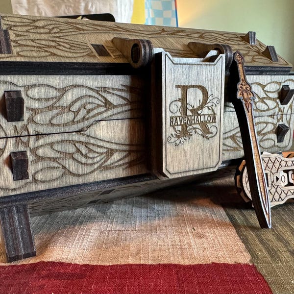 Customizable Gothic Vampire Chest for Dice and Keepsakes - Handcrafted ...