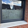 Grass Branches Glass Decoration Window Privacy Film Sticker Glass ...
