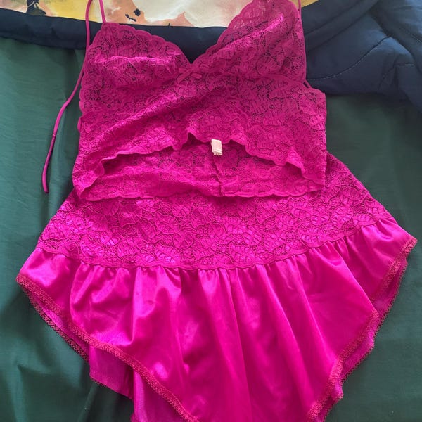 Vintage 1970's Super Mod Barbie Pink Maxi Dress and Mesh Bolero Jacket ...