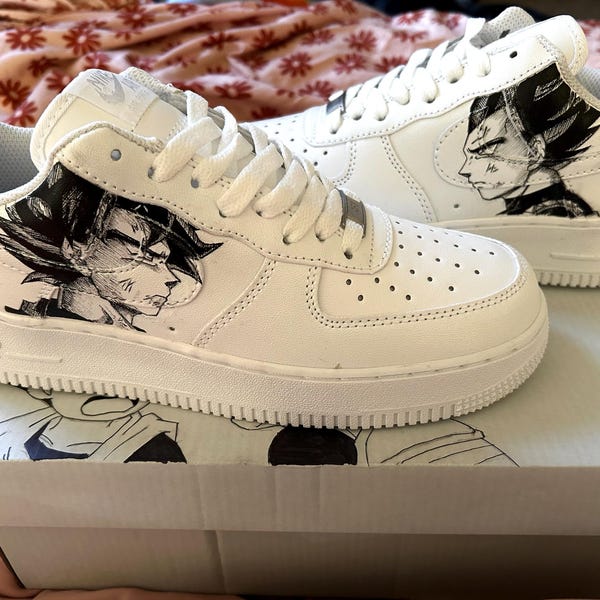 Custom Anime Air Force 1’s (sukuna) - Etsy