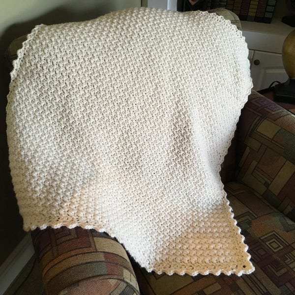 One Skein Baby Blanket Crochet Pattern PDF Download - Etsy