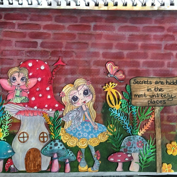 INSTANT DOWNLOAD Digital Digi Stamps Big Eye Big Head Dolls Digi My ...