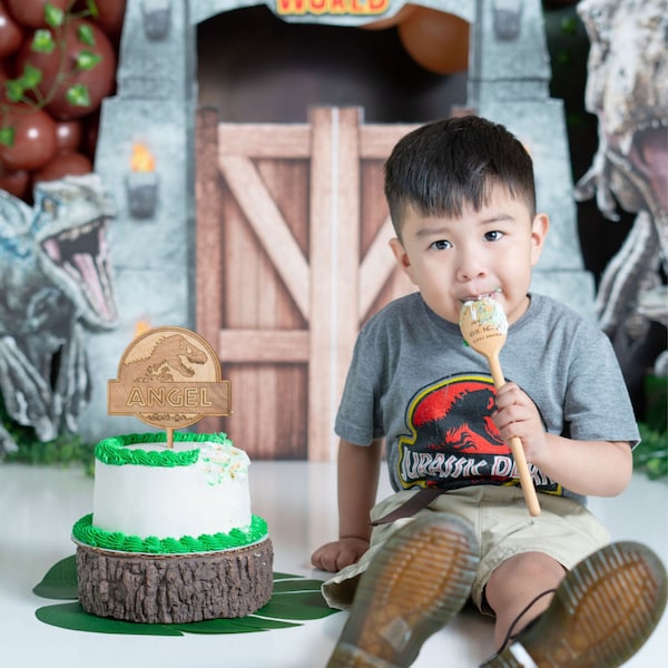 First Birthday Cake Smash Spoon First Birthday Photo Prop Personalized ...