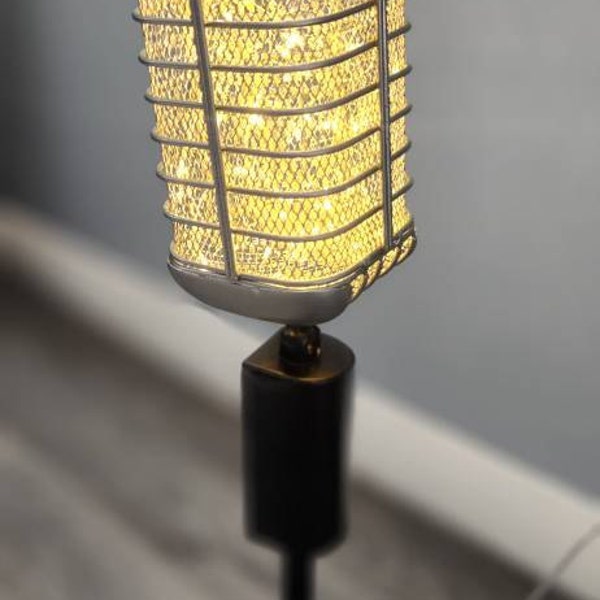 Retro Music Microphone Accent Lamp Table Lamp Home Decor Accent Lamp ...