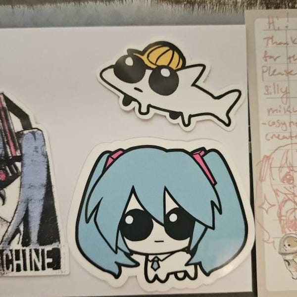 Alien Kasane Teto Sticker Chibi Gnarp Gnarp Ver. - Etsy