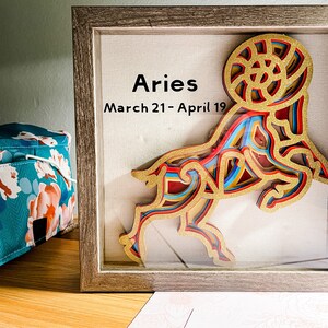 Taurus Shadow Box SVG File for Cricut & Silhouette 3D | Etsy