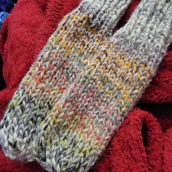 KNITTING PATTERN Easy Tube Slipper Socks Tube Socks Without a Heel ...