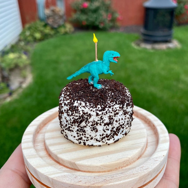 Tiny T-rex Figurine - Soft Plastic Dinosaur for Fairy Garden, Diorama ...