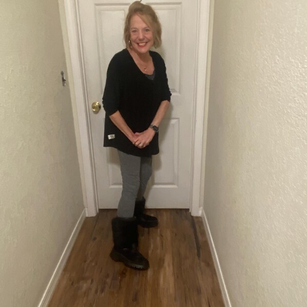 Vintage Gibi Roma Slinky Black Floral Pleated Mid Length Dress Size 8 ...