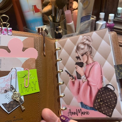 Fashion Style Girl Agenda Insert Dashboard or Cover Set for Your ...