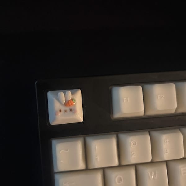 Miffy Bunny Handmade Artisan Keycap - Etsy