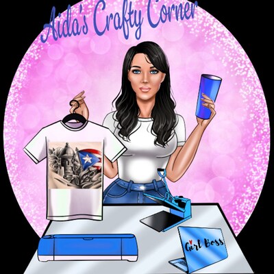 Crafter Logo, Business Logo, Tumbler Logo Design, Crafter Logo, Cartoon ...