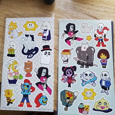 Undertale Stickers Set - Etsy