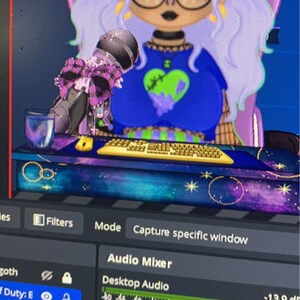 Vtuber Talk Show for 2 Asset Talk Show Space for 2 Table live2d, Props ...