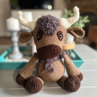 Bison, Bison Crochet Pattern, Crochet, Pattern, Bison Tutorial ...