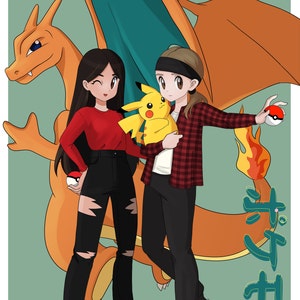 Personalised Sailor Moon Portrait / Custom Sailor Moon Art | Etsy