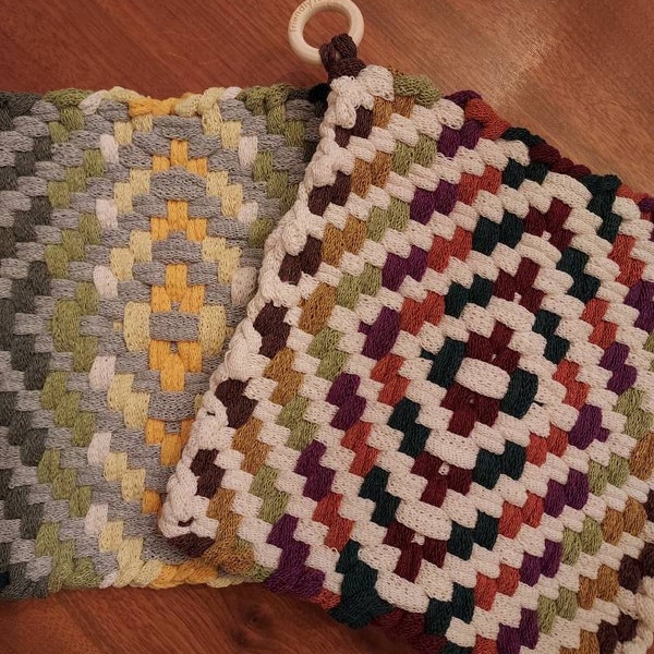 PATTERN Rainbow Diamond Twill Potholder Loop Pattern for Both 27x27 ...