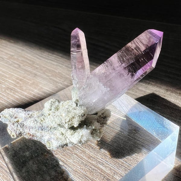 Shangaan, Super Gemmy Smoky Amethyst Sceptre, Sweet Deep Purple ...