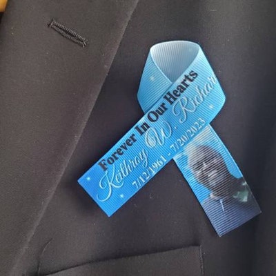 Memorial Ribbon, Personal Memorial Ribbons, Awareness Robbins, Custom ...