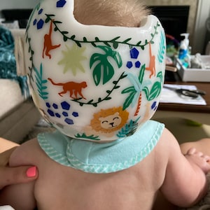 Baby Helmet Decals Multicolor Floral Docband Decals Only | Etsy