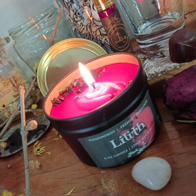 Persephone Queen of the Underworld Dark Scented Candle Gothic Ritual ...