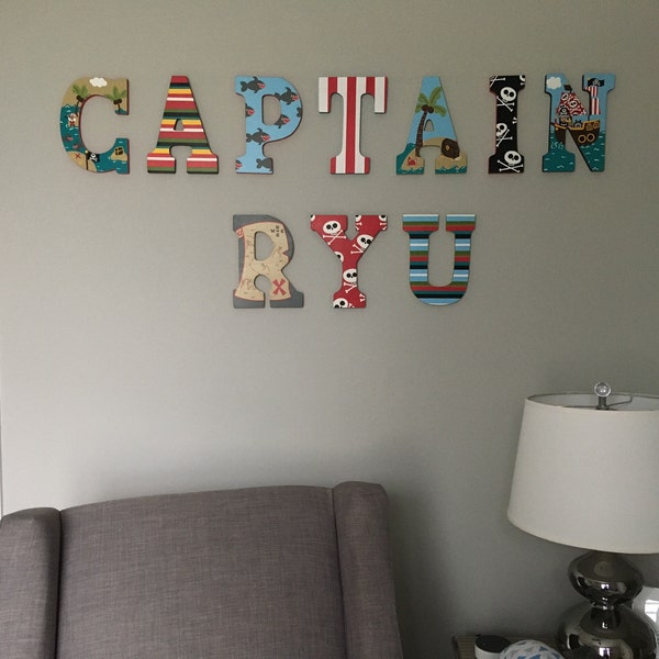 Custom Painted Children’s Letters - Cuddle and Kind Theme - Etsy