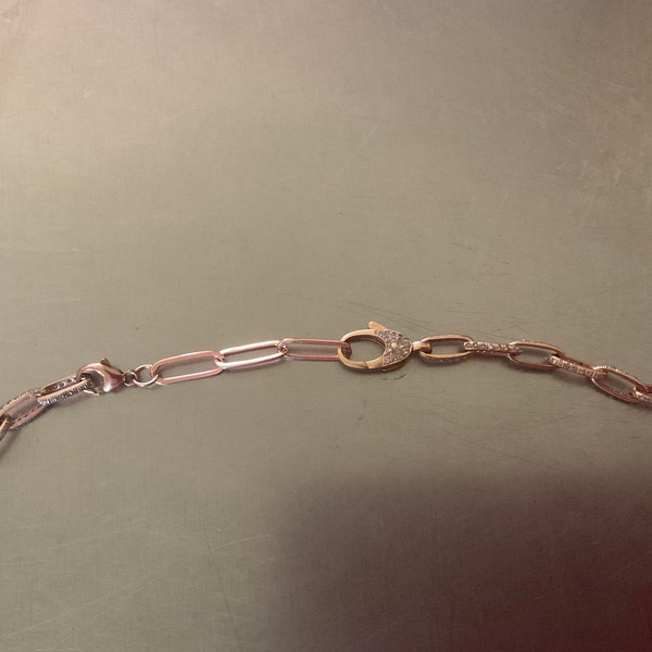 Chunky Rolo Chain Bracelet Choose Size Thick Silver Plated Bracelet ...