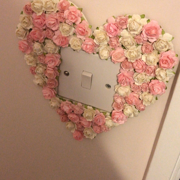 Heart Light Switch Surround • Light Switch Border • Home Decor ...