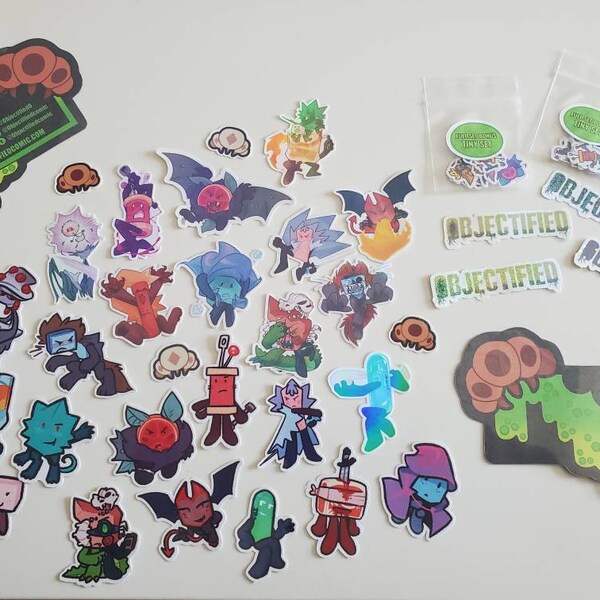 Objectified Comic Stickers [fight or Flight Collection] - Etsy