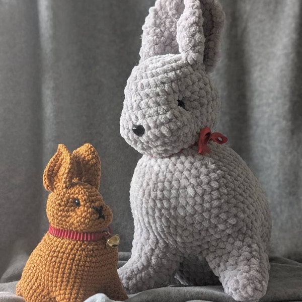 Crochet Pattern Realistic Mini Bunny Rabbit Amigurumi English PDF ...