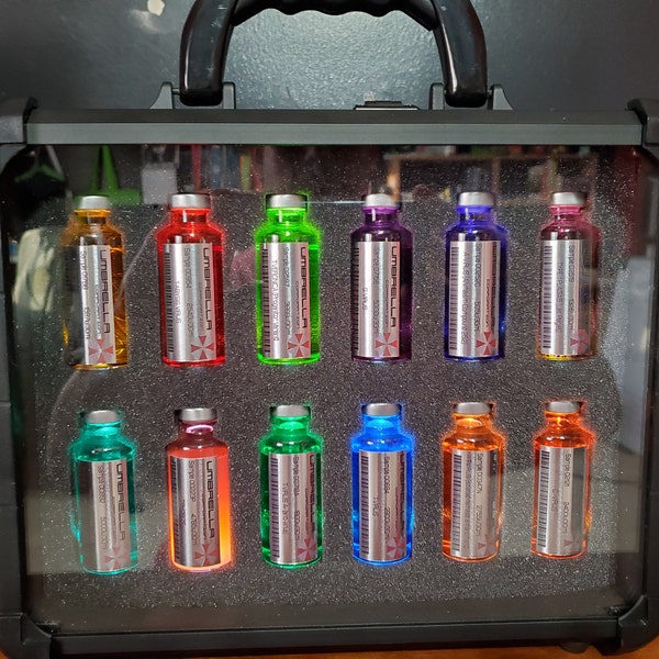 Resident Evil Umbrella Corporation C-virus (chrysalid Virus) Vial Prop ...