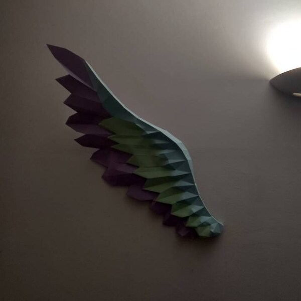 Wings Papercraft, Paper Angel Wings, Pegasus Wings, Do It Yourself, PDF ...