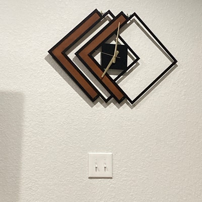 Abstract Wall Clock, Unique Wall Clock for Room, Large Clocks for Wall ...