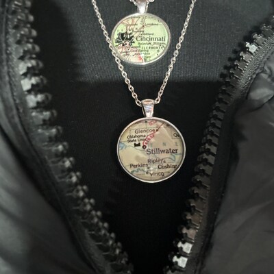 Costa Rica Map Necklace, Costa Rica Map Pendant, Costa Rica Pendant ...