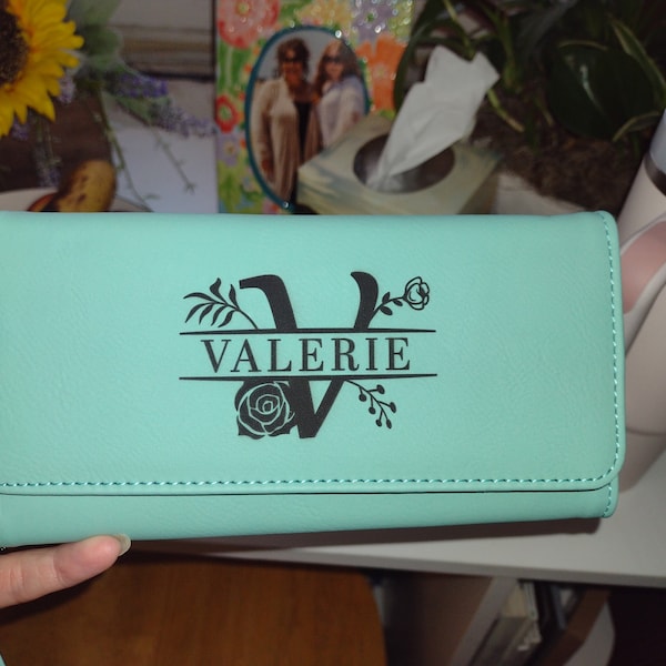 Elegant Custom Wallet for Women, Leather Wallet, for Women, Long Wallet ...