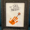 Handprint Art Craft / My Dad Rocks / Father's Day Birthday / Kids Baby ...