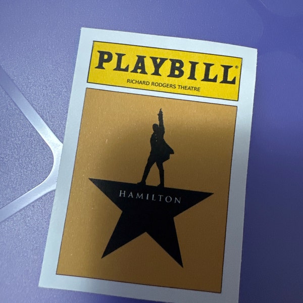 Broadway Stamp Stickers vinyl Broadway Stickers, Musical Stickers ...